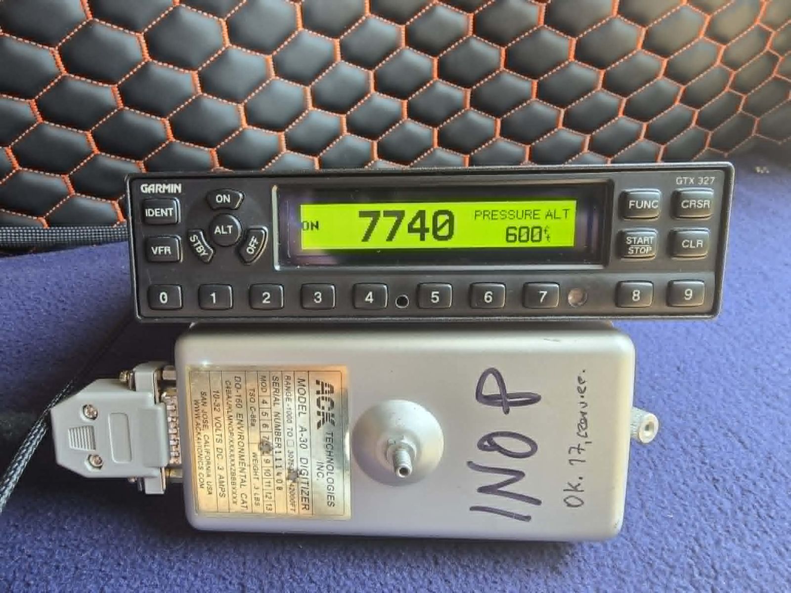GARMIN GTX 327 TRANSPONDER – ACK-ENCODER — aeromarket24 | Online ...